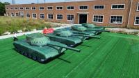 China Custom Inflatable Tank Decoy Training Target 6m Replica Armored Vehicle Simulation Display Model for sale