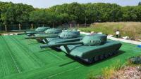 China Custom Inflatable Tank Decoy Training Target 6m Replica Armored Vehicle Simulation Display Model for sale