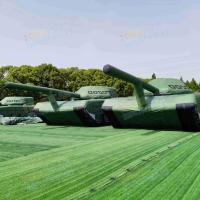 China Custom Inflatable Tank Decoy Training Target 6m Replica Armored Vehicle Simulation Display Model for sale