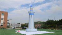 China Custom Giant Inflatable Lighthouse Model 5m Tall for Outdoor Event Decoration and Photo Display for sale