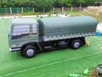 China Custom Camouflage Inflatable Truck Model 1:1 Replica for Exhibition Training Simulation 5m for sale