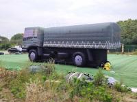 China Custom Camouflage Inflatable Truck Model 1:1 Replica for Exhibition Training Simulation 5m for sale