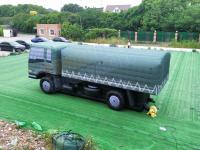 China Custom Camouflage Inflatable Truck Model 1:1 Replica for Exhibition Training Simulation 5m for sale