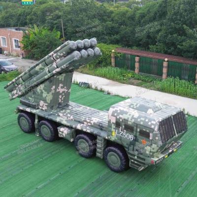 China Custom Inflatable Launcher Vehicle Decoy Camouflage Truck Model 6m Training Display Outdoor Simulation for sale