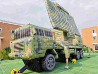 China Custom Inflatable Radar Vehicle Model Camouflage Simulation Truck 2m 3m for Outdoor Drill Training Display Decoy Exhibition for sale