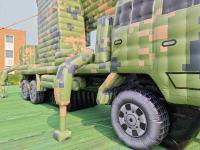 China Custom Inflatable Radar Vehicle Model Camouflage Simulation Truck 2m 3m for Outdoor Drill Training Display Decoy Exhibition for sale