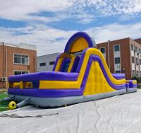 China Commercial Outdoor Wet Dry Inflatable Bouncy Castle Slide Combo with Pool 6m for sale
