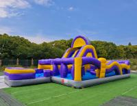 China Commercial Outdoor Wet Dry Inflatable Bouncy Castle Slide Combo with Pool 6m for sale