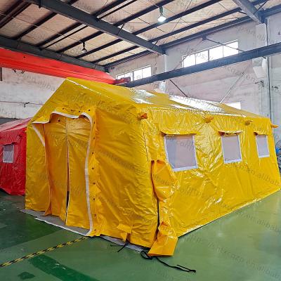 China Custom Connectable tent Inflatable Medical Tent Portable Emergency Hospital Shelter for Field Clinic Triage Disaster Relief and Rescue Operations for sale