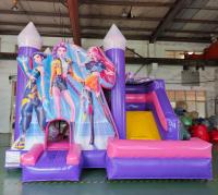 China Commercial Grade K-POP Demon Hunters Inflatable Bounce House Customizable for Kids Outdoor Party with Blower Rental Bouncy House for sale