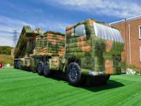 China Custom Inflatable Vehicle Decoy Set with Camouflage Radar Launcher and Support Truck Replicas for Outdoor Training Display Exhibition and Simulation Projects for sale