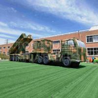 China Custom Inflatable Vehicle Decoy Set with Camouflage Radar Launcher and Support Truck Replicas for Outdoor Training Display Exhibition and Simulation Projects for sale