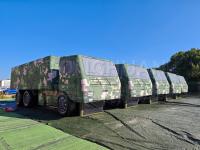 China Inflatable Support Vehicle Simulation Model with Custom Size Equipment Cabin Wheel Configuration and Camouflage Artwork for Exhibitions Training Programs and Project Installations for sale