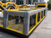 China Custom Large Inflatable Obstacle Course with Climbing Walls Tunnels Balance Steps and Challenge Games for Malls Parks Schools and Commercial Rental Events for sale