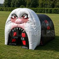 China Commercial Inflatable Gorilla Head Tent with Printed Branding for Festivals Exhibitions and Promotional Projects for sale