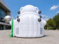 China Custom Space Theme Inflatable Tent with Walk Through Astronaut Entrance for Festivals and Promotions for sale