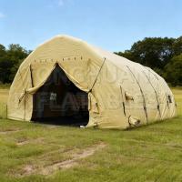 China Large Inflatable Shelter Tent with Reinforced Cover Walk Through Entrance and Custom Branding for Outdoor Use for sale