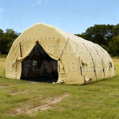 China Large Inflatable Shelter Tent with Reinforced Cover Walk Through Entrance and Custom Branding for Outdoor Use for sale