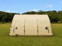 China Large Inflatable Shelter Tent with Reinforced Cover Walk Through Entrance and Custom Branding for Outdoor Use for sale
