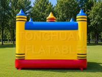 China Custom Inflatable Bounce House with Slide and Smiley Theme for Children Events Parks and Commercial Projects for sale