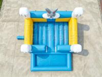 China Rabbit Theme Inflatable Bouncer with Cartoon Bunny Head and Bright Colors for Kids Parties Schools and Rentals for sale