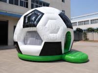 China Large Soccer Ball Bounce House for Kids with Custom Colors Branding and Safe Play Area for Rental Business for sale