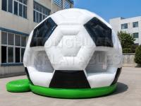 China Large Soccer Ball Bounce House for Kids with Custom Colors Branding and Safe Play Area for Rental Business for sale