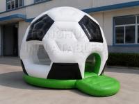 China Large Soccer Ball Bounce House for Kids with Custom Colors Branding and Safe Play Area for Rental Business for sale