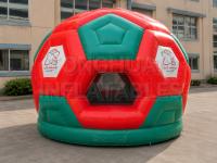 China Large Soccer Ball Bounce House for Kids with Custom Colors Branding and Safe Play Area for Rental Business for sale