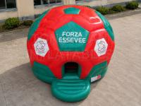 China Large Soccer Ball Bounce House for Kids with Custom Colors Branding and Safe Play Area for Rental Business for sale