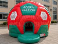 China Large Soccer Ball Bounce House for Kids with Custom Colors Branding and Safe Play Area for Rental Business for sale