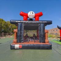 China Large Martial Arts Bounce House with Custom Logo Printing for Gyms Schools Festivals and Rental Business for sale