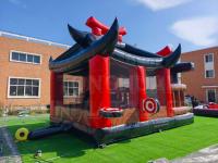 China Large Martial Arts Bounce House with Custom Logo Printing for Gyms Schools Festivals and Rental Business for sale