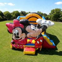 China Mickey Mouse Inflatable Bouncer Slide Combo for Kids Party Rentals Birthday Events Parks and Indoor Play Centers for sale