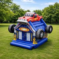 China Custom Car Theme Inflatable Bouncer for Children Entertainment Rental Business School Events and Outdoor Parks for sale