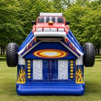 China Custom Car Theme Inflatable Bouncer for Children Entertainment Rental Business School Events and Outdoor Parks for sale
