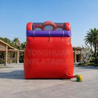 China Colorful Dual Lane Inflatable Dry Slide with Mesh Safety Net for Kids Parks Schools and Rental Events for sale