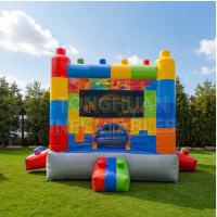 China Building Block Theme Inflatable Water Slide Combo for Kids Summer Parties Parks and Commercial Rental Events for sale