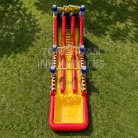 China Thunder Theme Inflatable Water Slide with Extra Long Slip and Slide for Commercial Water Entertainment for sale