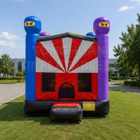 China Custom Ninja Theme Inflatable Combo with Bounce House and Slide for Commercial Rental Business for sale