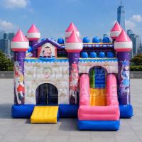 China Princess Castle Inflatable Bounce House with Slide for Parks Schools Festivals and Commercial Rental Business for sale