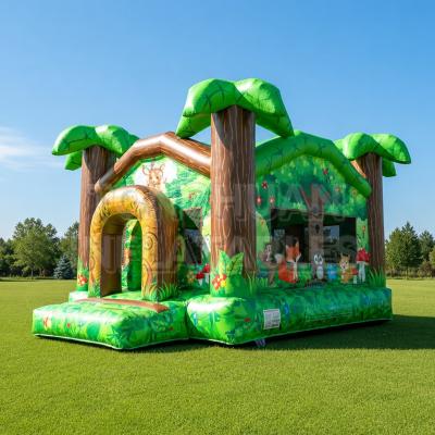 China Woodland Animal Inflatable Bounce House for Parks Schools Festivals and Commercial Rental Business Use for sale