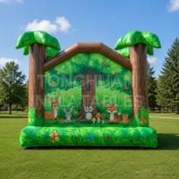 China Woodland Animal Inflatable Bounce House for Parks Schools Festivals and Commercial Rental Business Use for sale