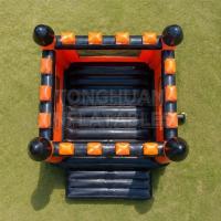 China Orange Castle Inflatable Bounce House for Kids Events Schools Parks and Commercial Rental Use for sale