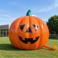 China Halloween Inflatable Pumpkin Bounce House for Commercial Rental and Events for sale