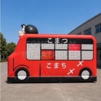 China Cartoon Bus Inflatable Bounce House for Commercial Rental and Kids Entertainment for sale