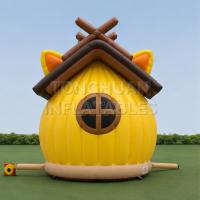 China Cartoon Cat Inflatable Bounce House for Commercial Rental and Kids Entertainment for sale