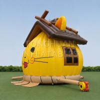 China Cartoon Cat Inflatable Bounce House for Commercial Rental and Kids Entertainment for sale
