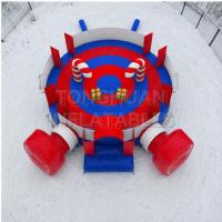 China Santa Claus Inflatable Bounce House for Commercial Christmas Events for sale