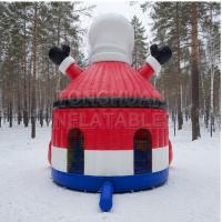 China Santa Claus Inflatable Bounce House for Commercial Christmas Events for sale